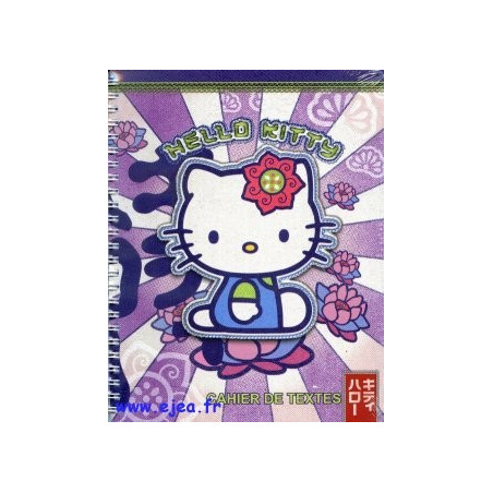 Cahier de textes Hello Kitty Asia violet