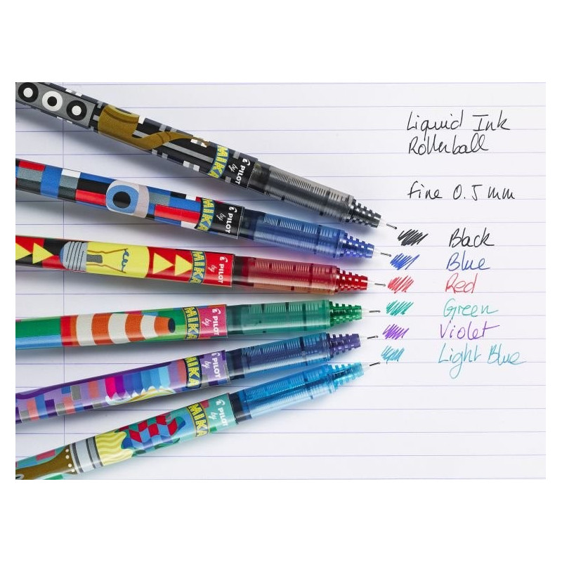 Stylo Pilot V5 Mika rouge