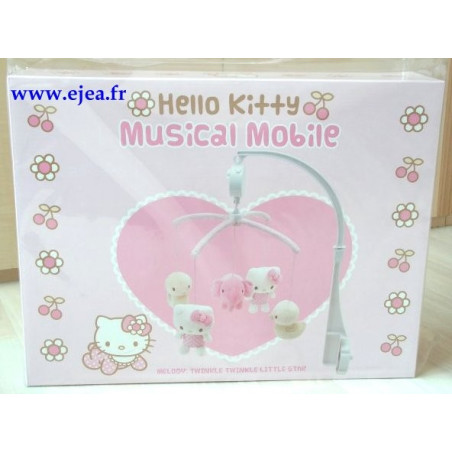 Mobile musical de berceau Hello Kitty Baby Flower
