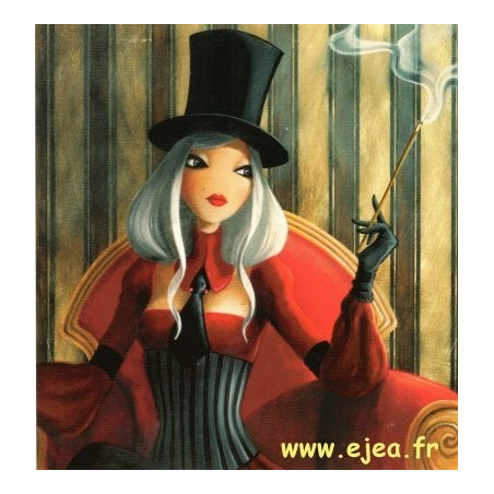 Misstigri Carte postale 14x14cm Volutes