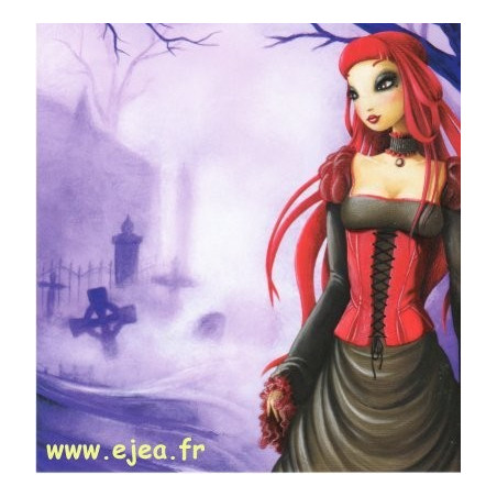 Misstigri Carte postale 14x14cm Le pouvoir de Nerezza