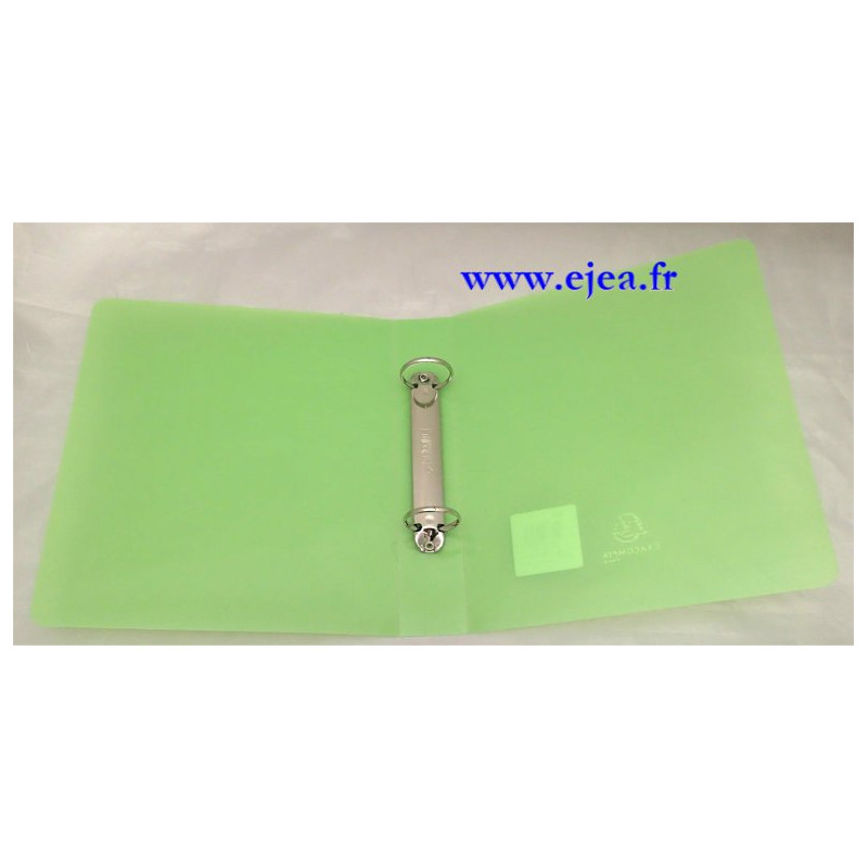 Classeur souple Crystal Vert PETIT format