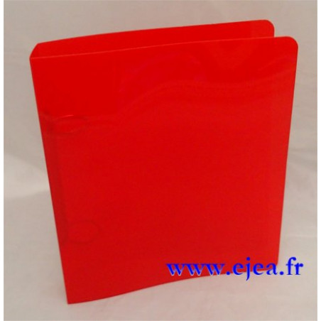 Classeur souple Crystal Rouge PETIT format