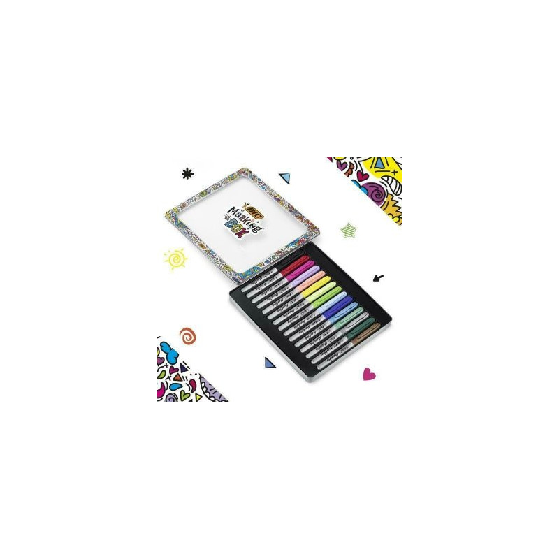 Bic Marking Box 15 feutres