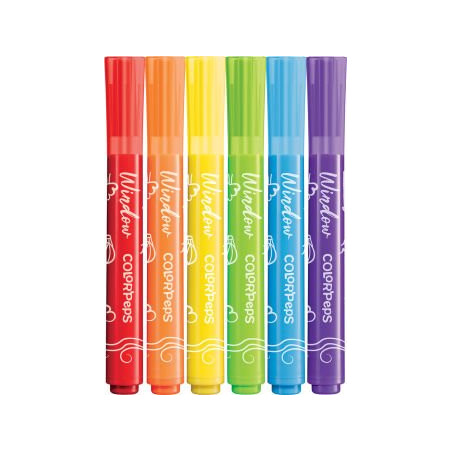 Color' Peps Window 6 feutres Spécial vitres