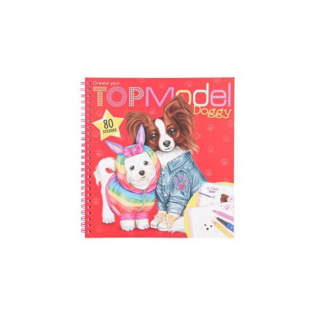 Top Model Doggy cahier de coloriage spécial chiens
