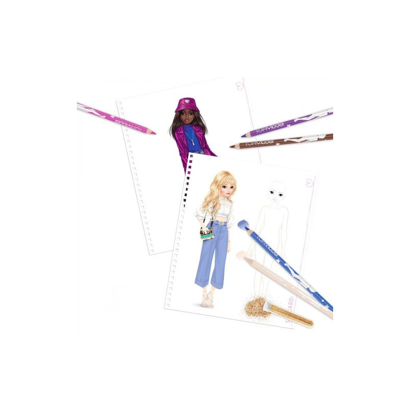 Create your Top Model cahier de coloriage