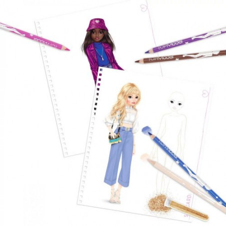Create your Top Model cahier de coloriage