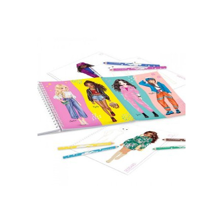 Create your Top Model cahier de coloriage