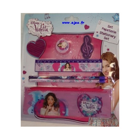 VIOLETTA Set de papeterie