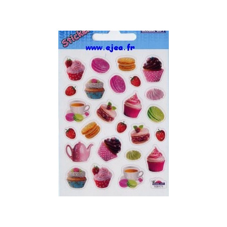 Stickers Global Gift Cupcakes