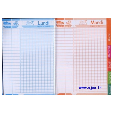 Angry Birds Cahier de textes Bleu