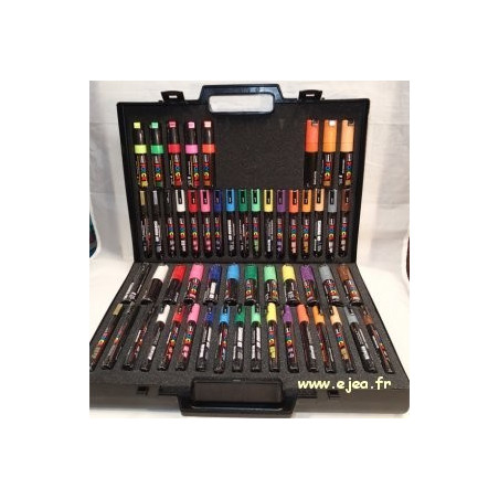 Valise POSCA 54 marqueurs